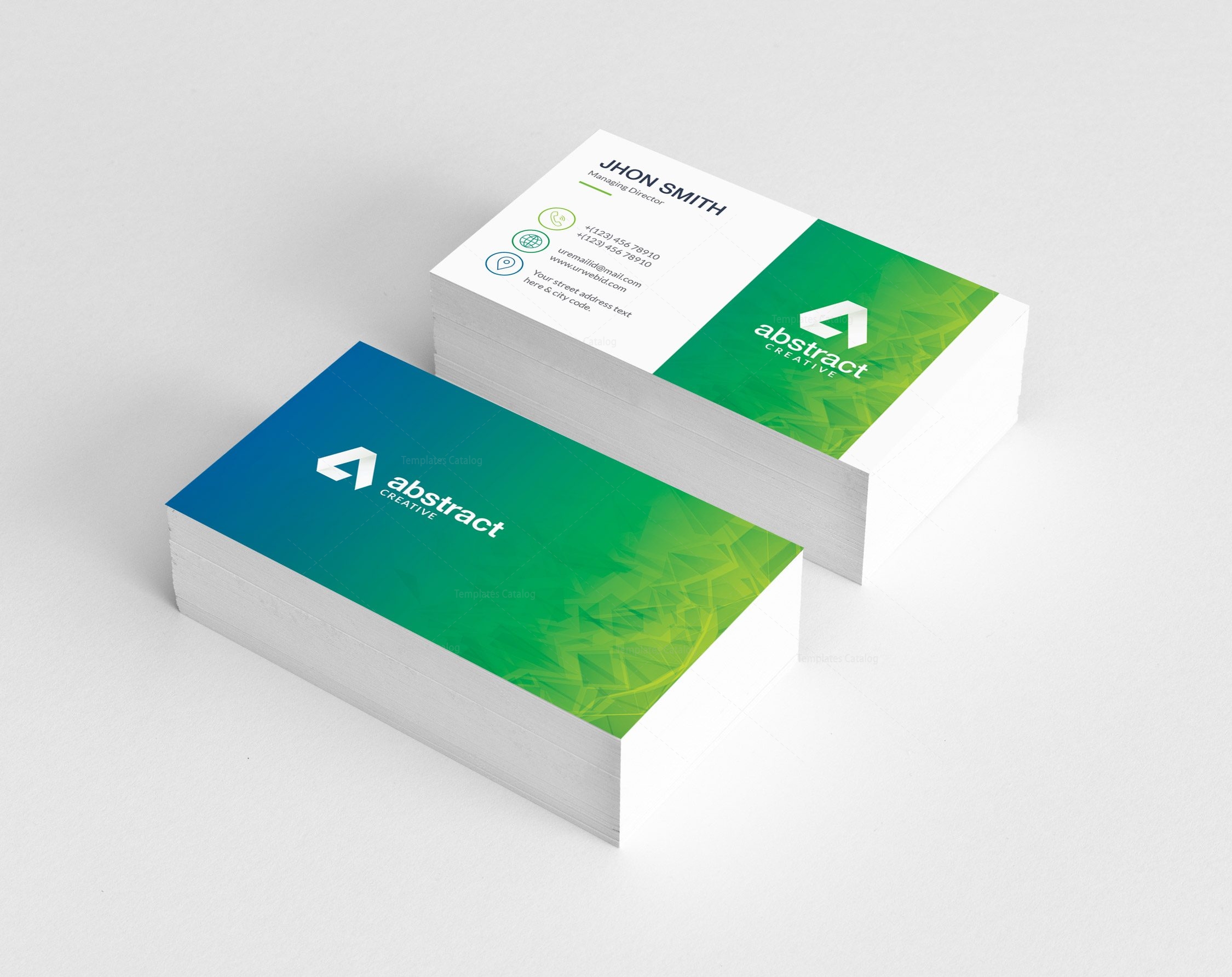 Sharp Business Card Design · Graphic Yard | Graphic Templates Store