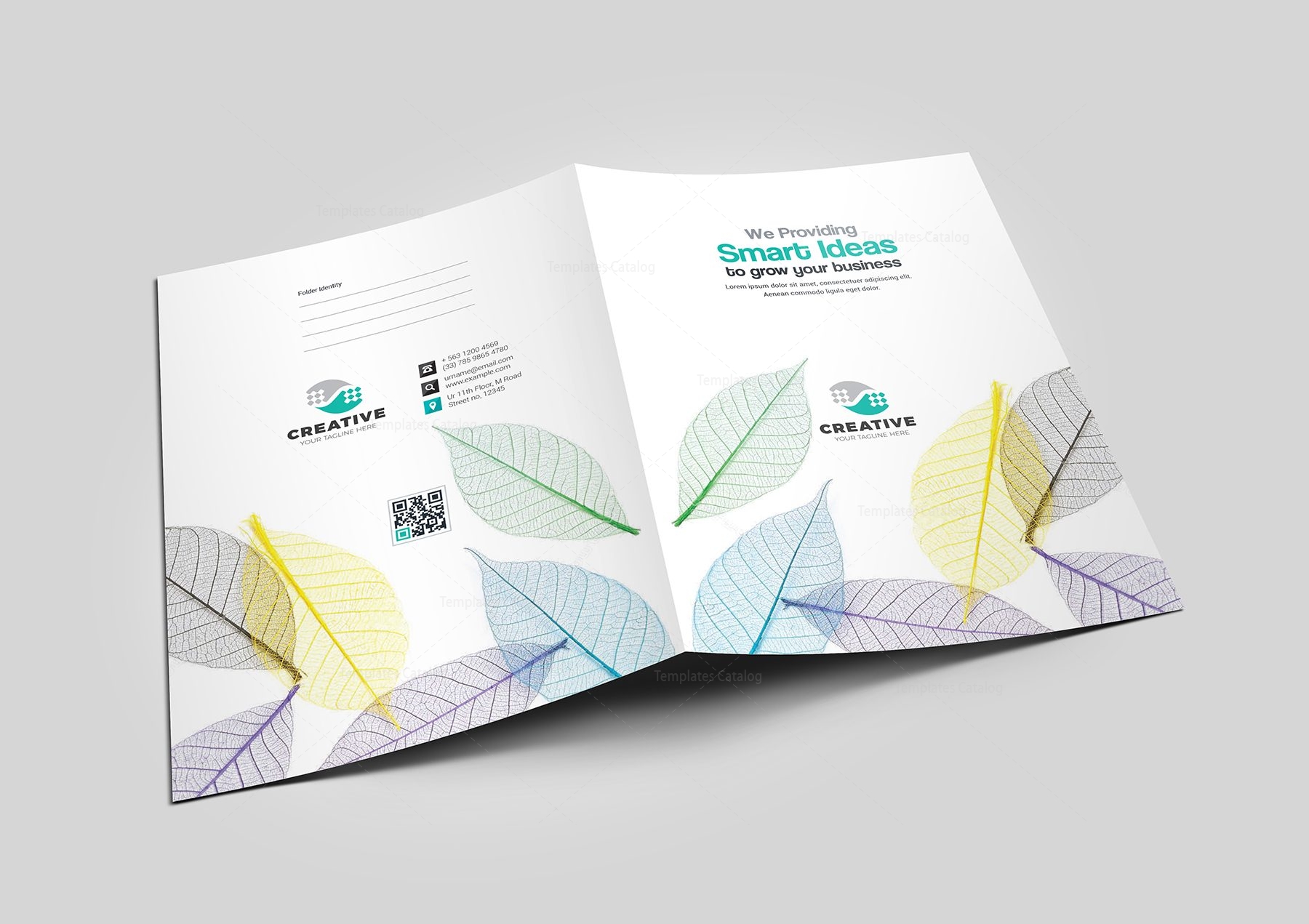 Smart Presentation Folder Template · Graphic Yard | Graphic Templates Store