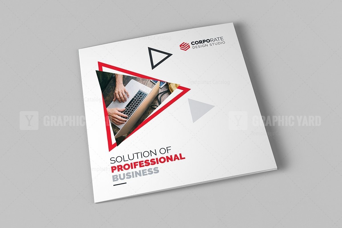Spectrum Corporate Tri-Fold Brochure Template · Graphic Yard | Graphic ...
