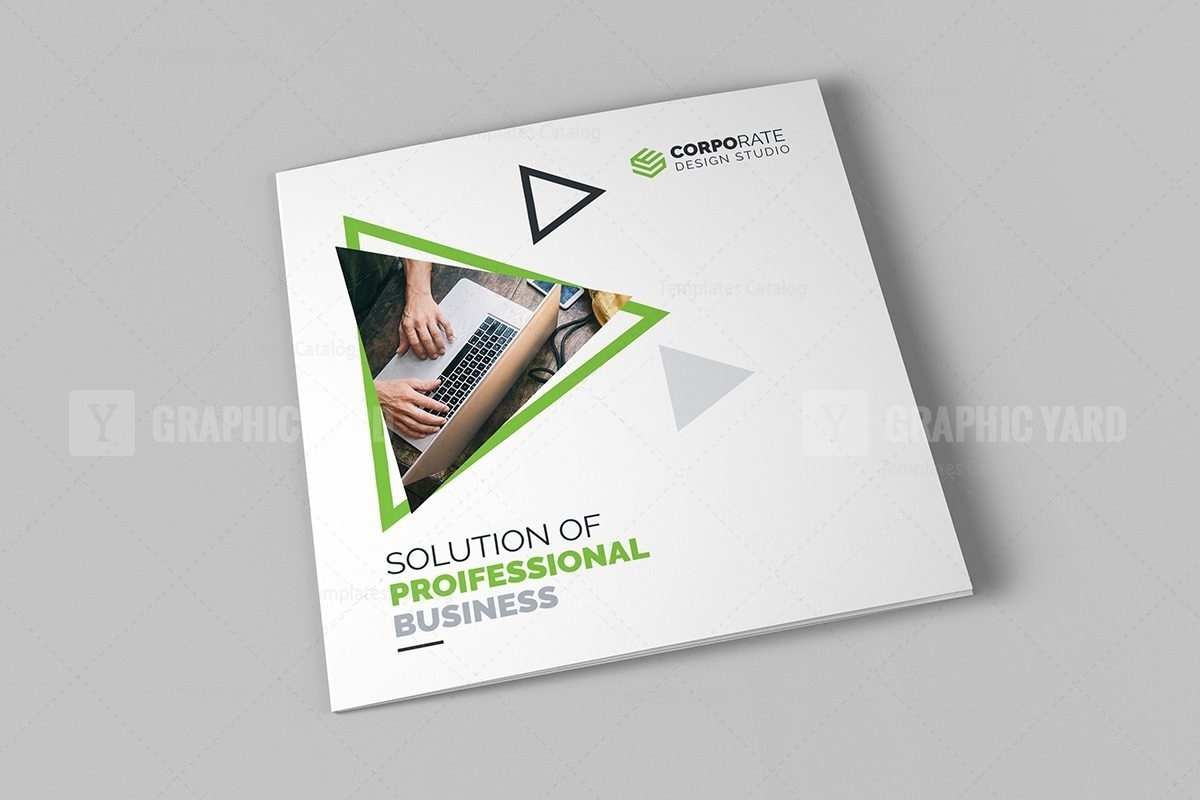 Spectrum Corporate Tri-Fold Brochure Template · Graphic Yard | Graphic ...