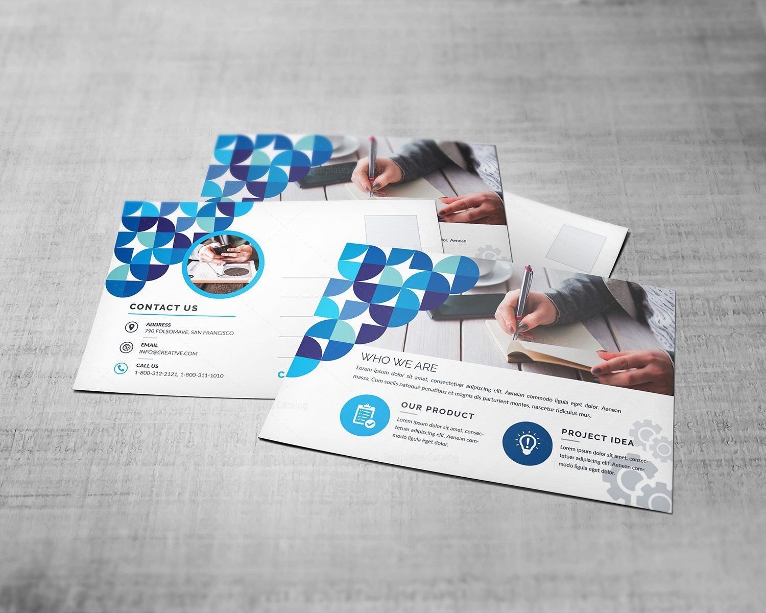 Stylish Post Card Template · Graphic Yard | Graphic Templates Store