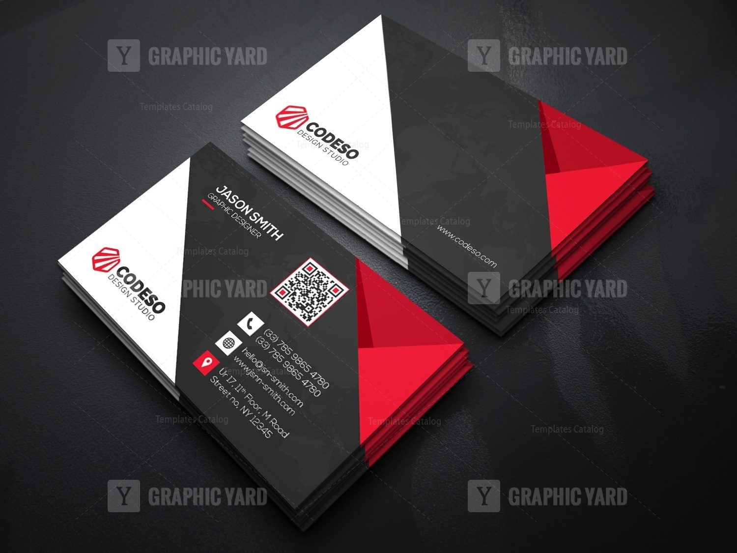 Technology Business Card Designs · Graphic Yard | Graphic Templates Store