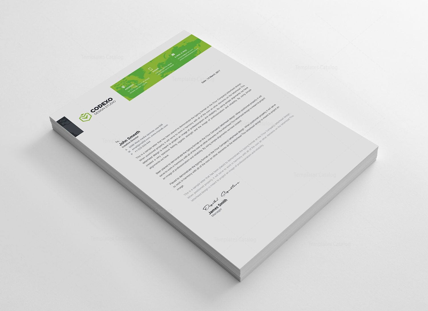 Venice Professional Corporate Letterhead Template · Graphic Yard ...