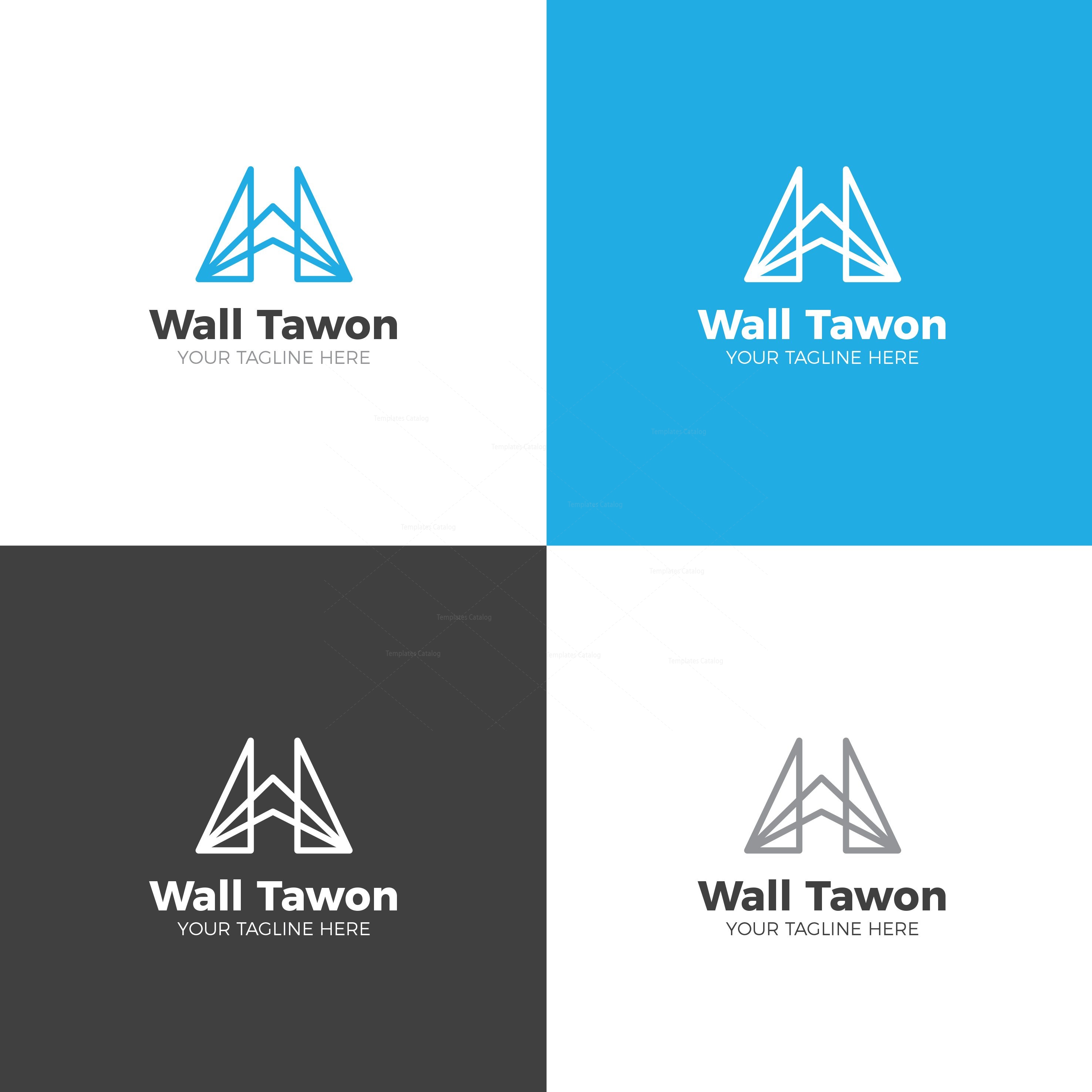 Wall Creative Logo Design Template · Graphic Yard | Graphic Templates Store