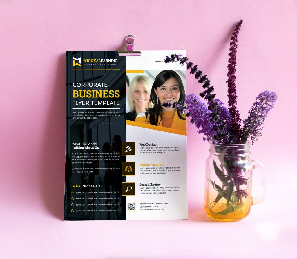 Design Print Flyer Template · Graphic Yard | Graphic Templates Store